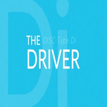 DISC Di - The Driver | PPT