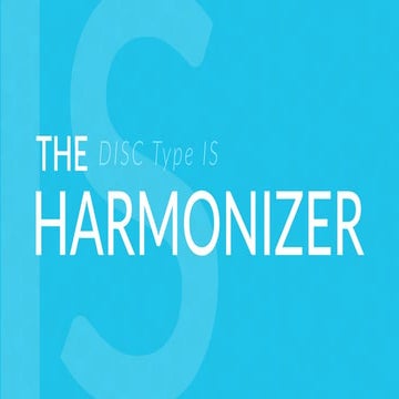 DISC IS - The Harmonizer | PDF