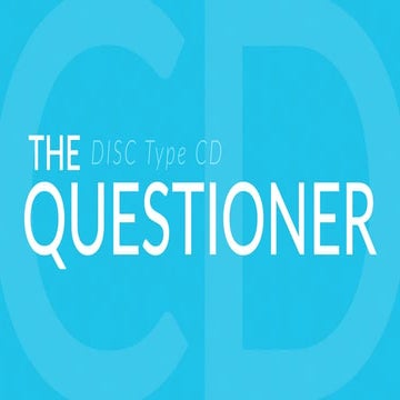 DISC CD - The Questioner | PPT