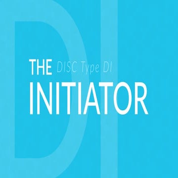 DISC DI - The Initiator | PDF