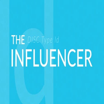 DISC Id - The Influencer | PPT