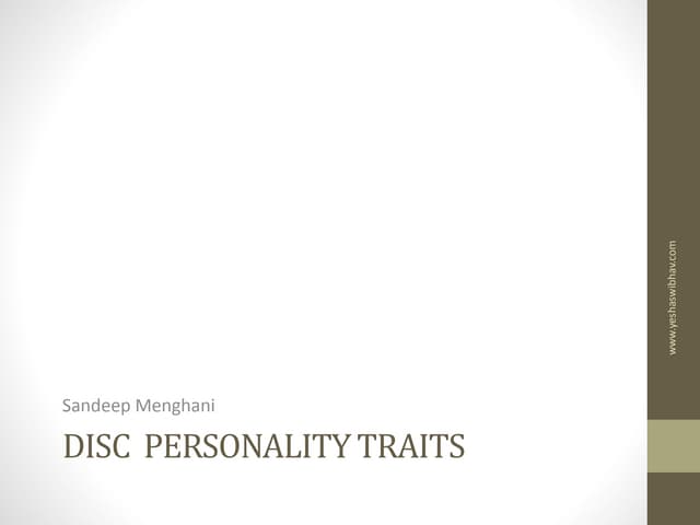 DiSC Communication Styles | PDF