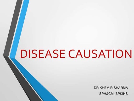 Multifactorial causation of disease | PPTX | Infectious Diseases | Diseases and Conditions