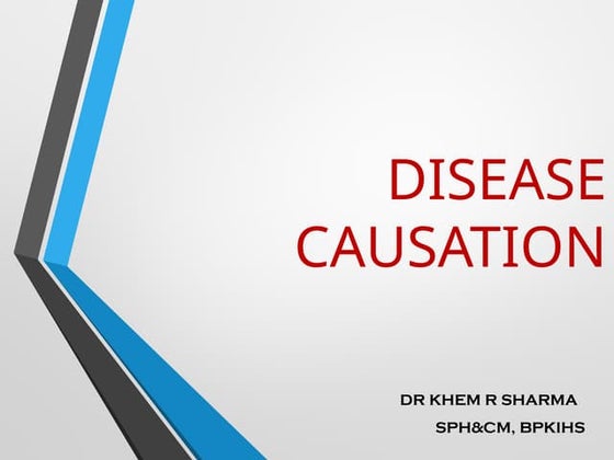 Multifactorial causation of disease | PPT