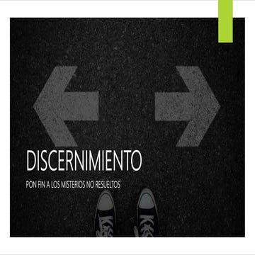 Discernimiento capitulo 7 | PPTX