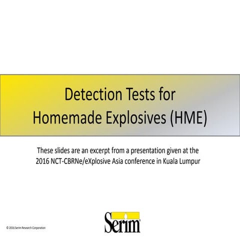 Discern HME Detection Kit | PDF