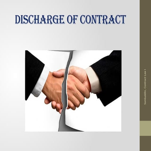Discharge-of-Contract.pptx in the labour legislation | PPT