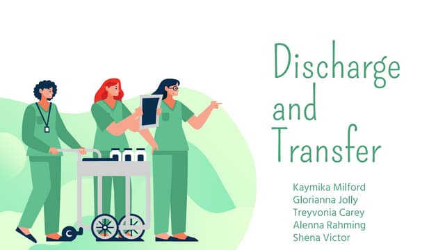 Transfer of patient | PPSX