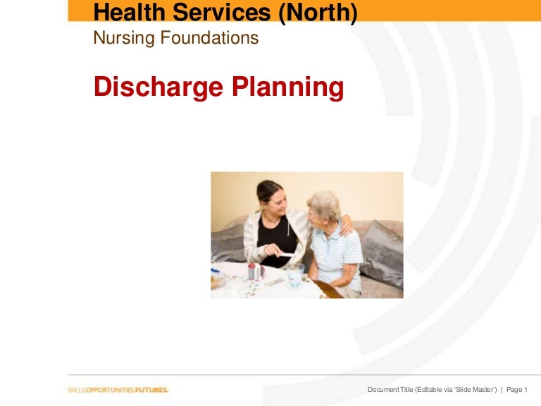 Discharge planning 2014