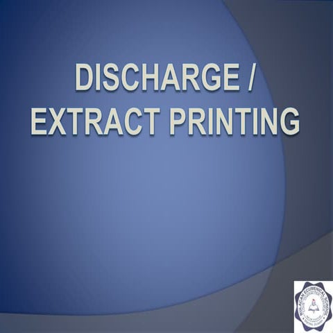 Discharge Printing | PPT