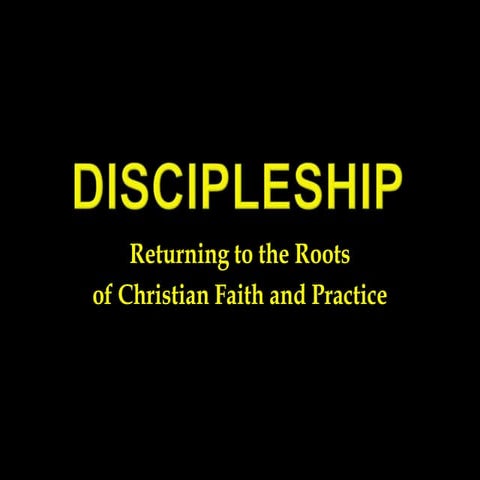 Discipleship | PPTX