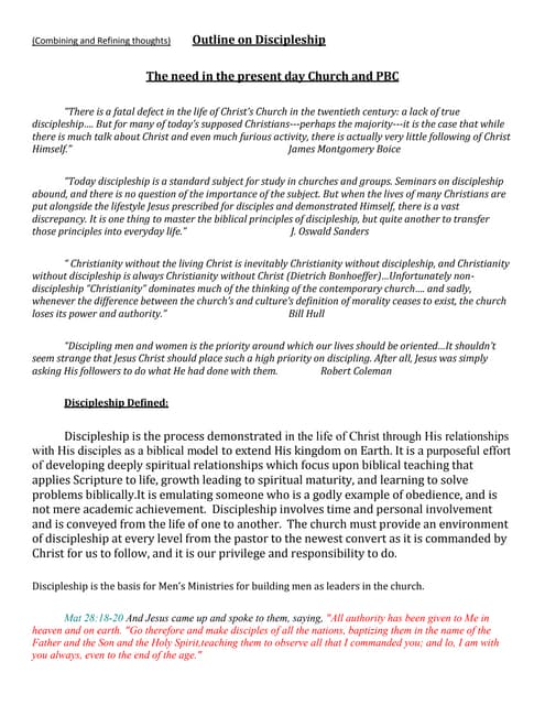 presentation on christian discipleship | PPTX