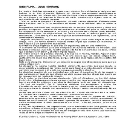 ESTO ES LA DISCIPLINA Y EL RESPETO | PPTX