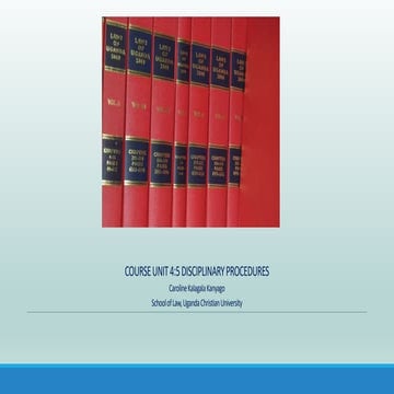 Disciplinary Procedures. In employmentpptx | PPTX