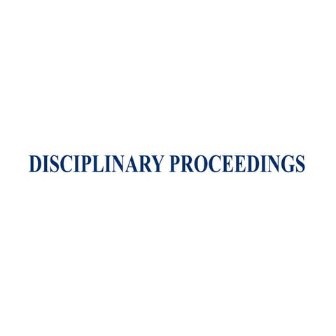 Disciplinary Proceedings.ppt