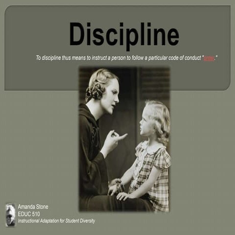 Discipline of students with disabilities -2 fundamentals, 3 special ...
