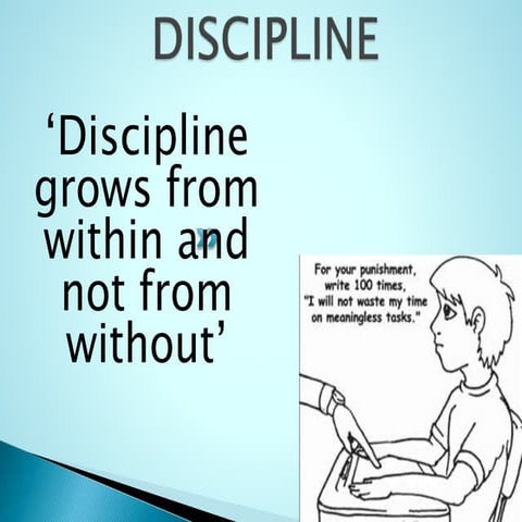 Discipline | PPT