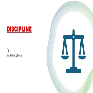 Discipline. pptx (Nursing management) nursing | PPTX