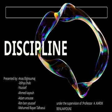 discipline PRESENTATION IN ENGLISH .pptx