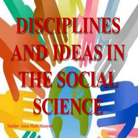 DISCIPLINES OF SOCIAL SCIENCE | PPS