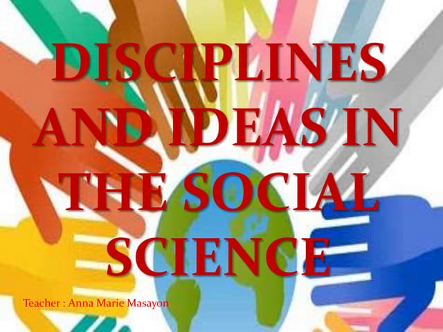 DISCIPLINES OF SOCIAL SCIENCE | PPS