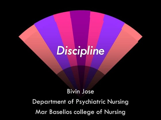 Maintenance of discipline- Nursing Management | PPT