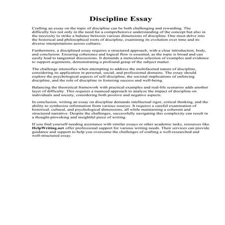 Discipline Essay.pdf