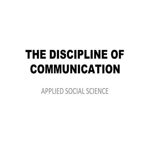 AREAS OF SPECIALIZATION AND CAREER OPPORTUNITIES FOR COMMUNICATORS AND ...