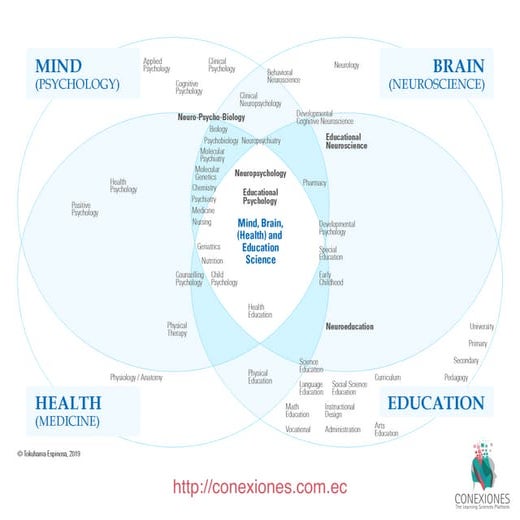 Disciplines contributing to Mind, Brain, (Health) and Education Science ...