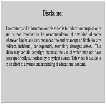 Disclaimer Page SK.pptx
