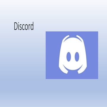 Discord Versión Power Point | PPTX