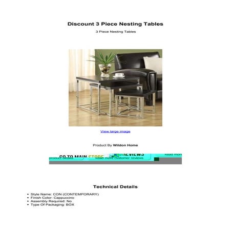 Discount 3 piece nesting tables | PDF