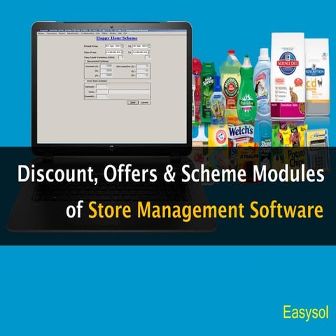 Discount feature of the easysol store management software | PDF