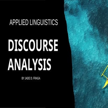 Teaching How to Use Discourse Analysis.pptx