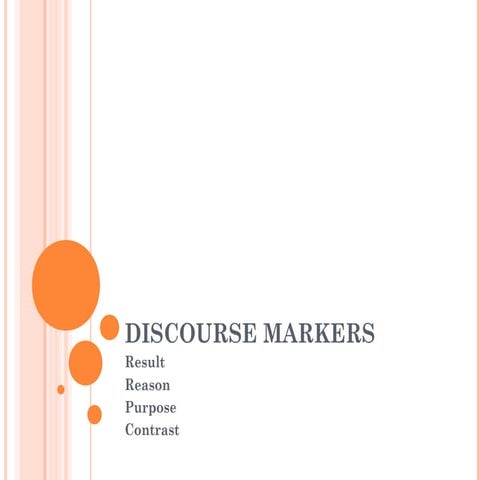 Discourse markers | PPT