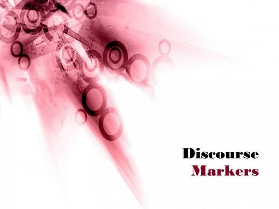 List of discourse markers | PDF