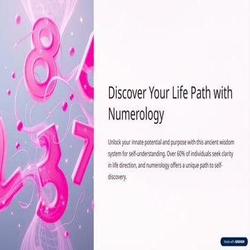 Numerology guide to a happy life (ebook) | PDF