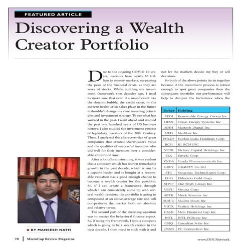 Wharton Final Report | PDF