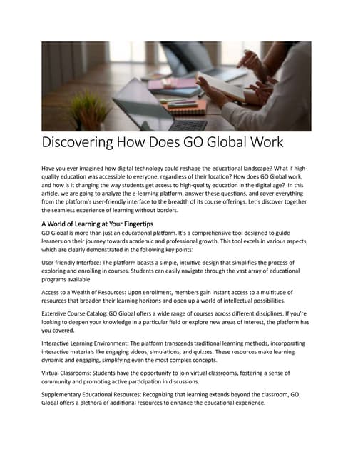 EducationGateway: Your Personalized Learning Hub | PDF