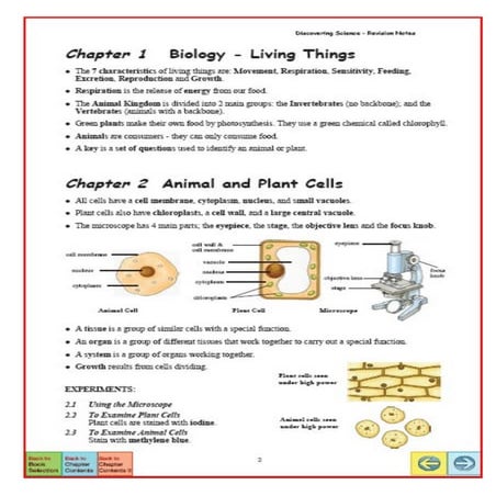 Discovering Science Revision For Jc Biology | DOC