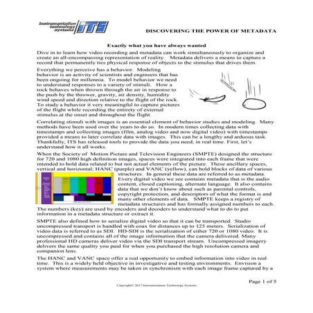 Discovering The Power Of Metadata Pdf 