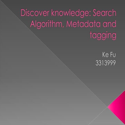 Discover knowledge | PPTX
