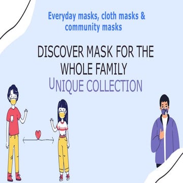 Everyday masks, cloth masks & community masks -Discover mask for the ...