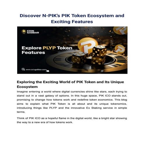 Discover N-PIK’s PIK Token Ecosystem and Exciting Features.pdf