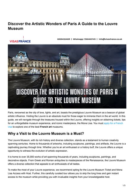 What To Look For When Visiting the Louvre Museum in Paris | PPT