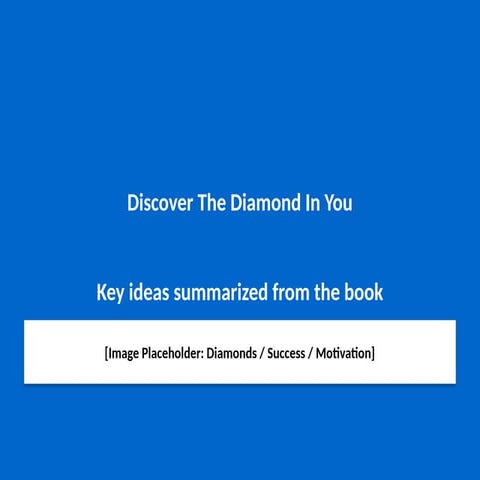 Discover_The_Diamond_In_You_Colorful.pptx