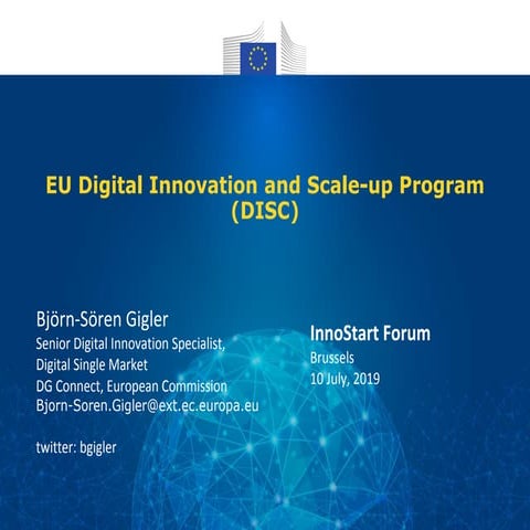 EU- Digital Innovation and Scale Up Program | PDF