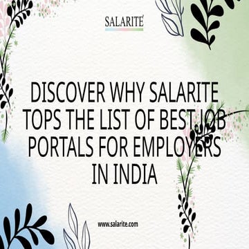 Discover Why Salarite Tops the List of Best Job Portals for Employers ...