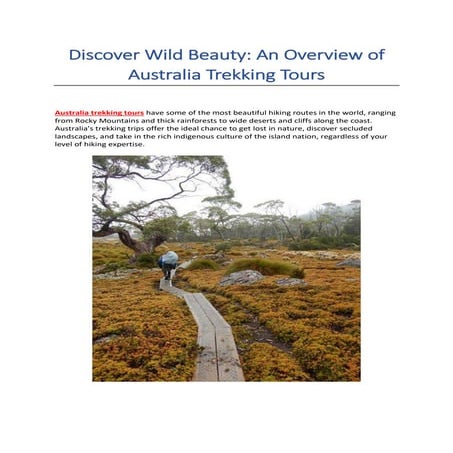 Exploring Kakadu: The Ultimate Guide to Australia's Wild Heart | PDF