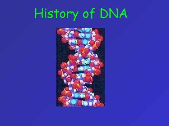 Discovering DNA Timeline | PPT | Chemistry | Science
